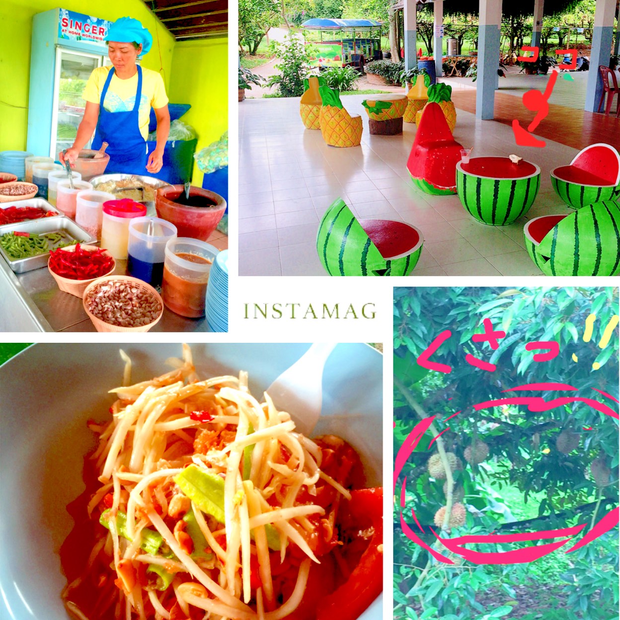 Supatra Garden Fruits Land (เสาชิงช้า/果物)